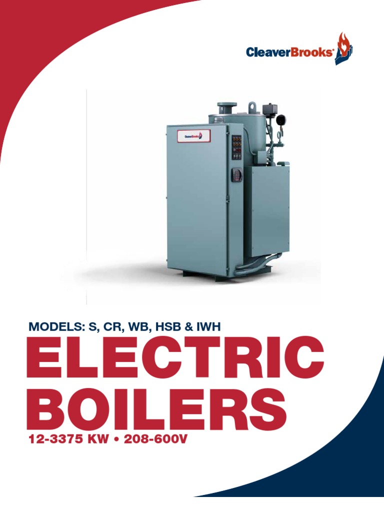 Electric Boiler Brochure | PDF | Boiler | Water Heating
