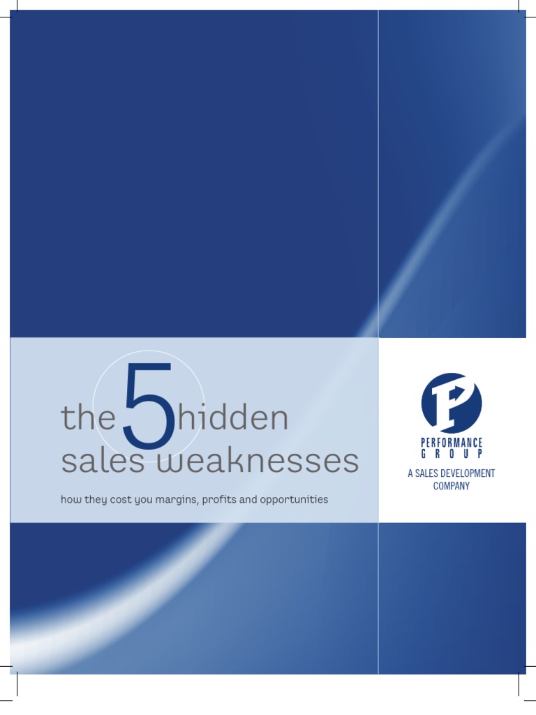 5 Hidden Sales Weaknesses Guide | PDF | Sales | Business
