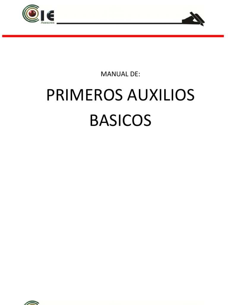 Manual Primeros Auxilios | PDF | Quemar | Reanimación cardiopulmonar