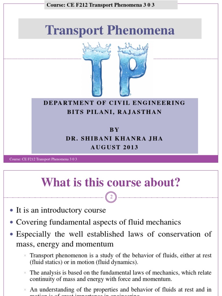 Understanding Fluid Transport: An Overview of the Transport Phenomena ...