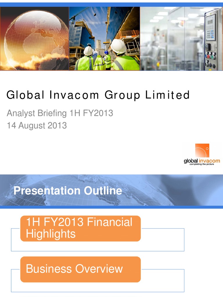 Global Invacom Group Corporate Presentation 1H FY2013 | Download Free ...