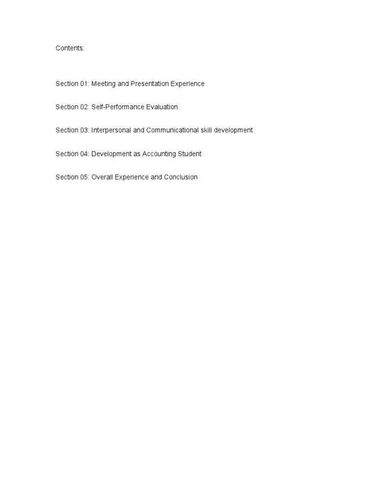 Skills & Learning Statements Edited 2 | PDF | Mentorship | Evaluation