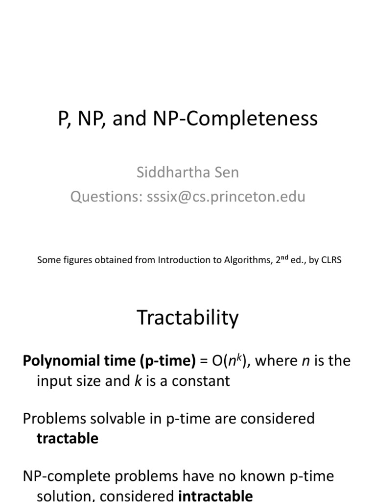 Np Completeness Pdf Computational Complexity Theory Time Complexity