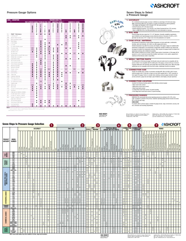 Asme B40 | PDF | Pressure Measurement | Corrosion