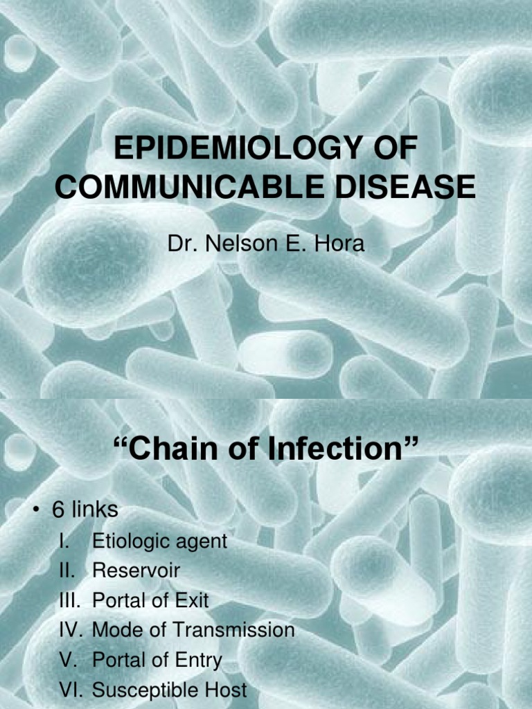 Epidemiology of Communicable Disease | PDF | Pathogen | Infection