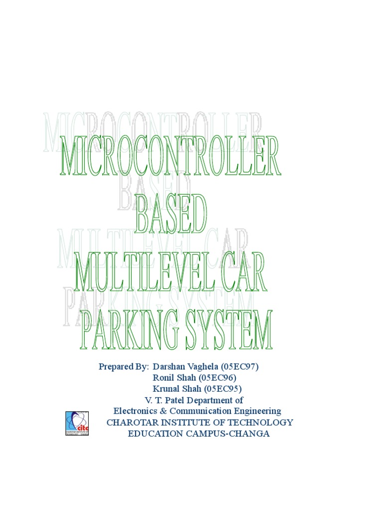 Multi-Level Car Parking System Manual | PDF | Elevator | Light Emitting ...