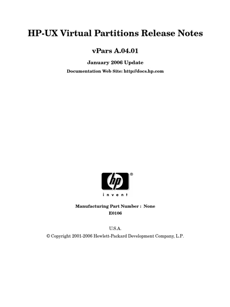 Vpar | PDF | Booting | Central Processing Unit