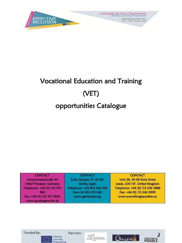 VET Catalogue Final | PDF | Vocational Education | Mentorship