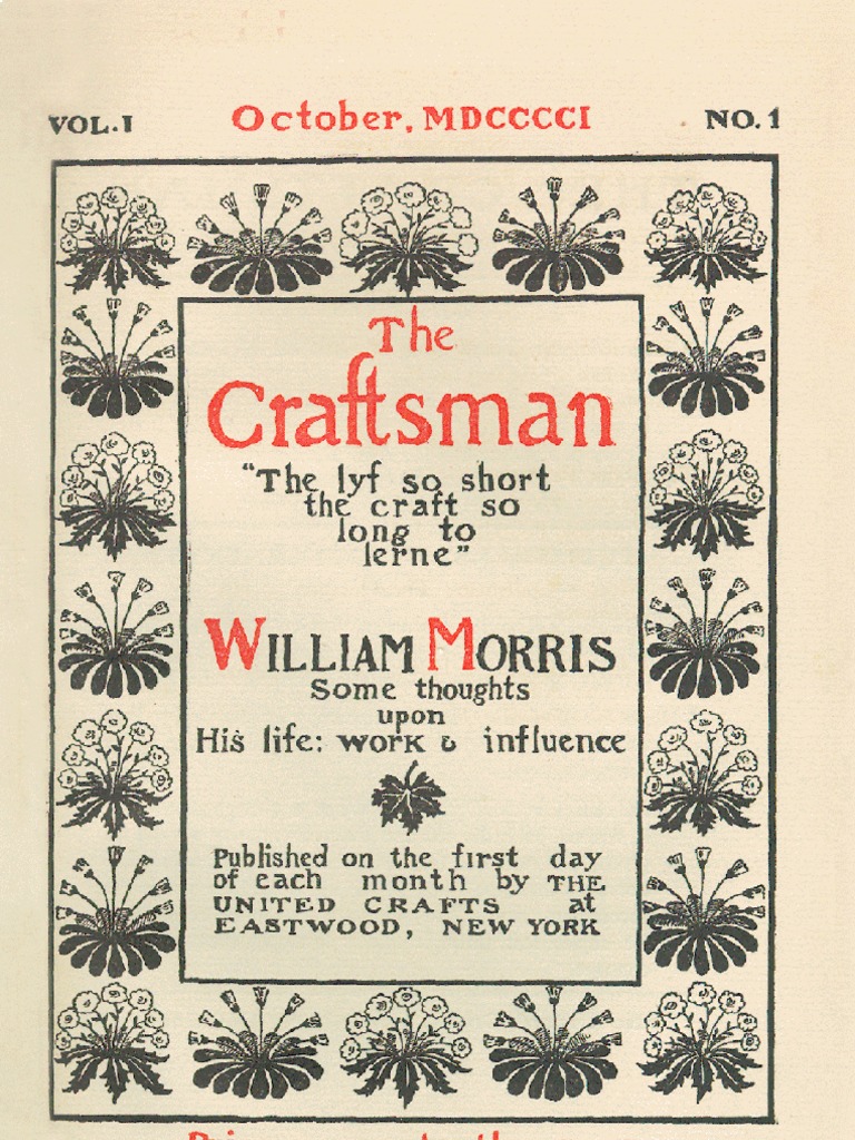 The Craftsman - 1901 - 10 - October | Arts And Crafts Movement ...