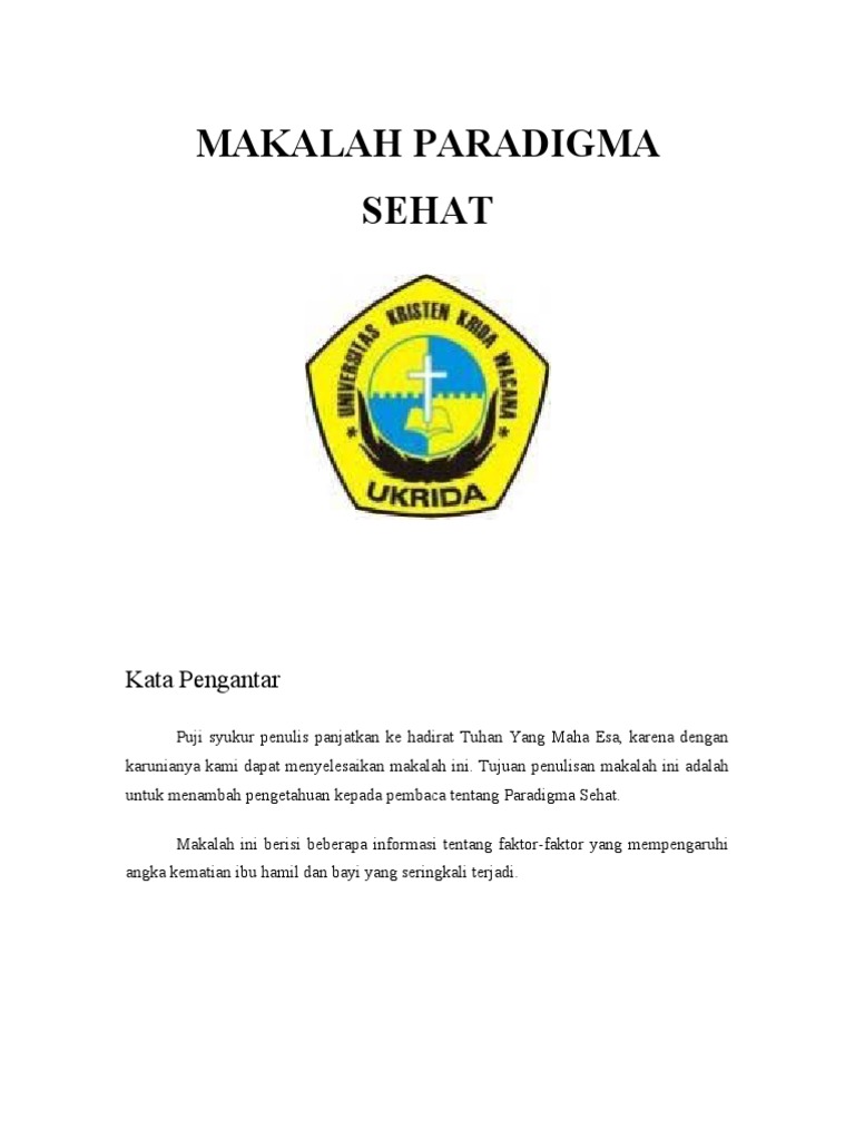 Faktor Kematian Ibu dan Bayi Sehat | PDF | Pengembangan Diri ...