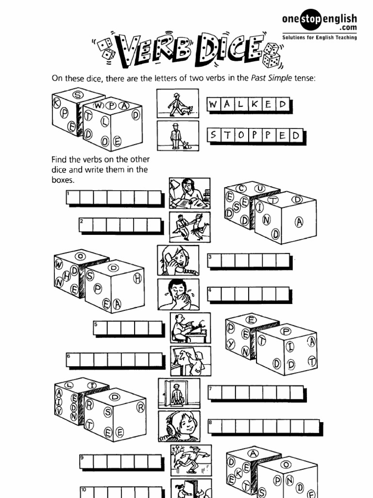 Past Simple Puzzle | PDF