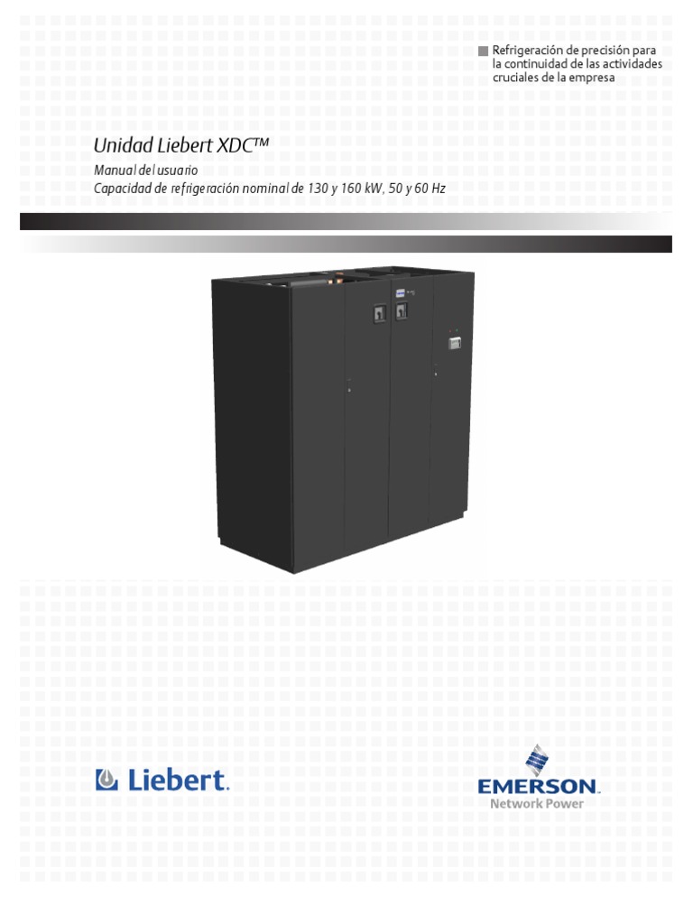 Unidad Liebert XDC™ | PDF | Bomba | Transformador