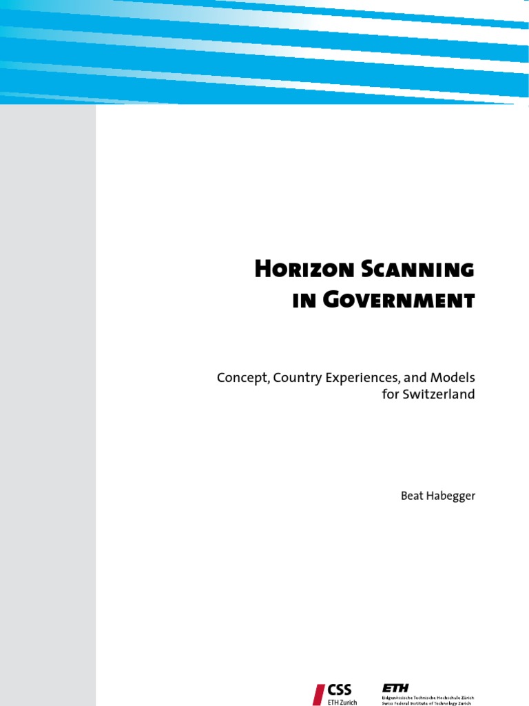 Horizon Scanning in Government | PDF | Expert | Information