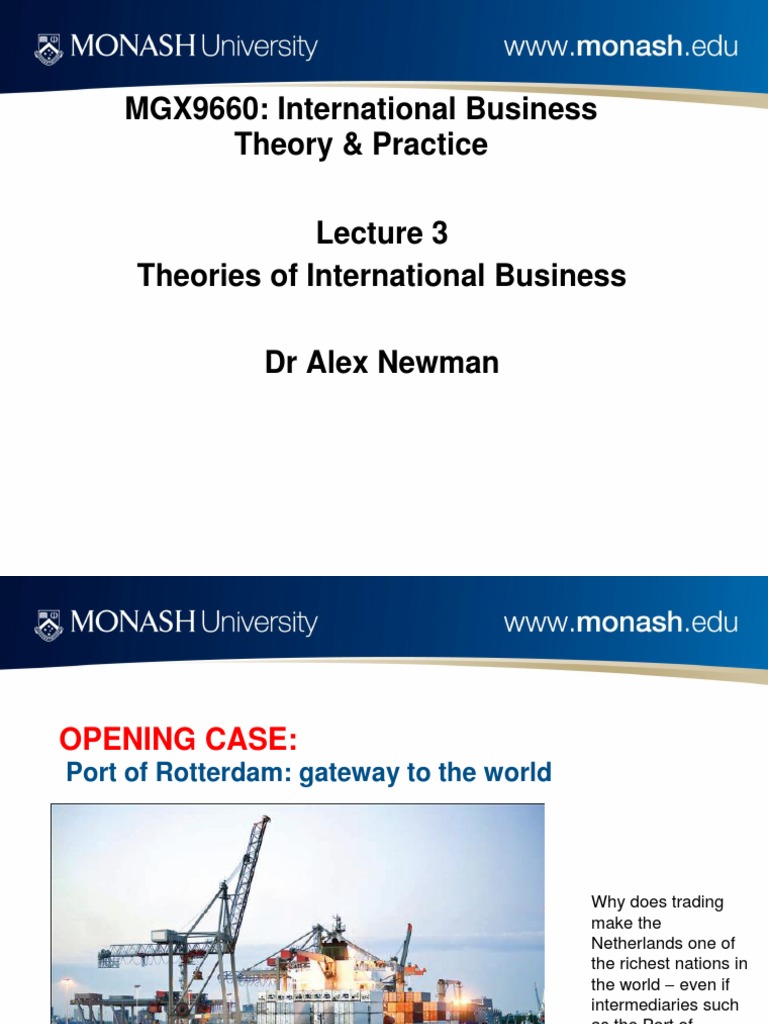 MGX9660: International Business Theory & Practice | PDF | Comparative ...