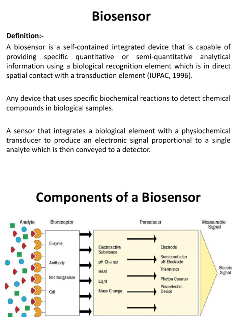 Bio Sensors Pdf Biosensor Sensor
