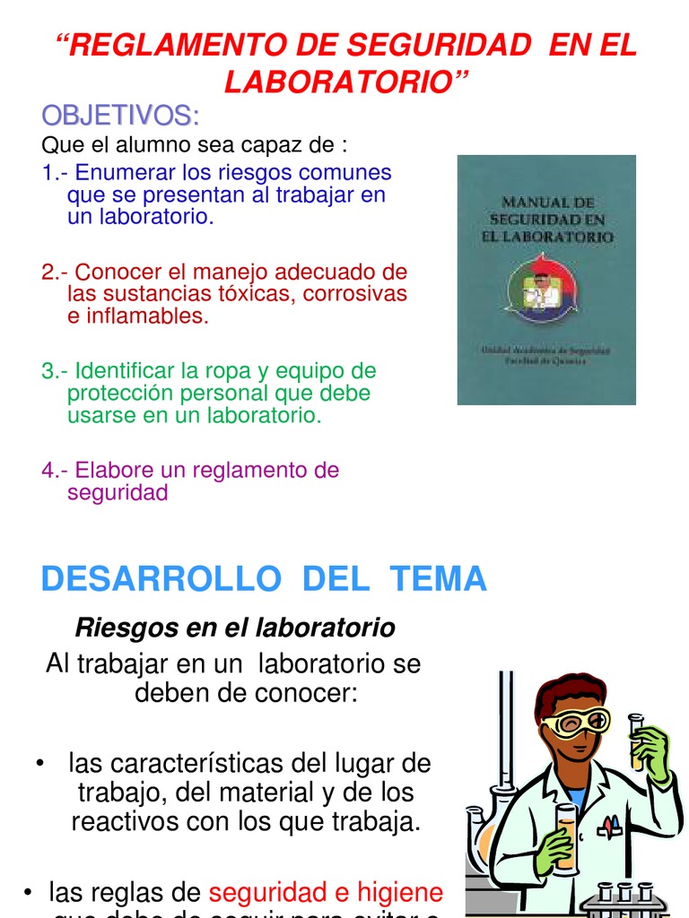 Hoja De Trabajo Sobre Seguridad En El Laboratorio