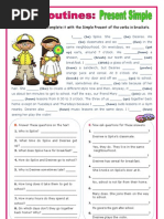 Read The Text and Complete It With The Simple Present of The Verbs in ...