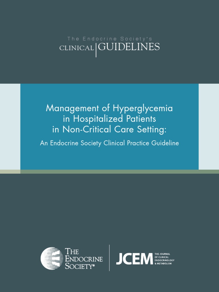 FINAL Standalone Management of Hyperglycemia Guideline | PDF | Diabetes ...