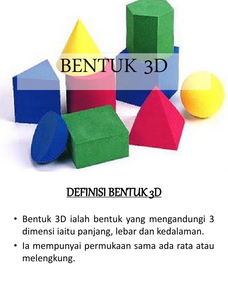 Bentuk 3D | PDF