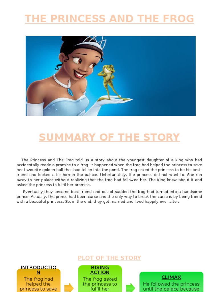 Children Literature - Summary and Plot The Princess and The Frog | PDF