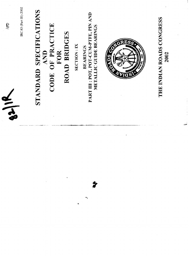 Irc 83 (Part Iii) - 2002 PDF | PDF