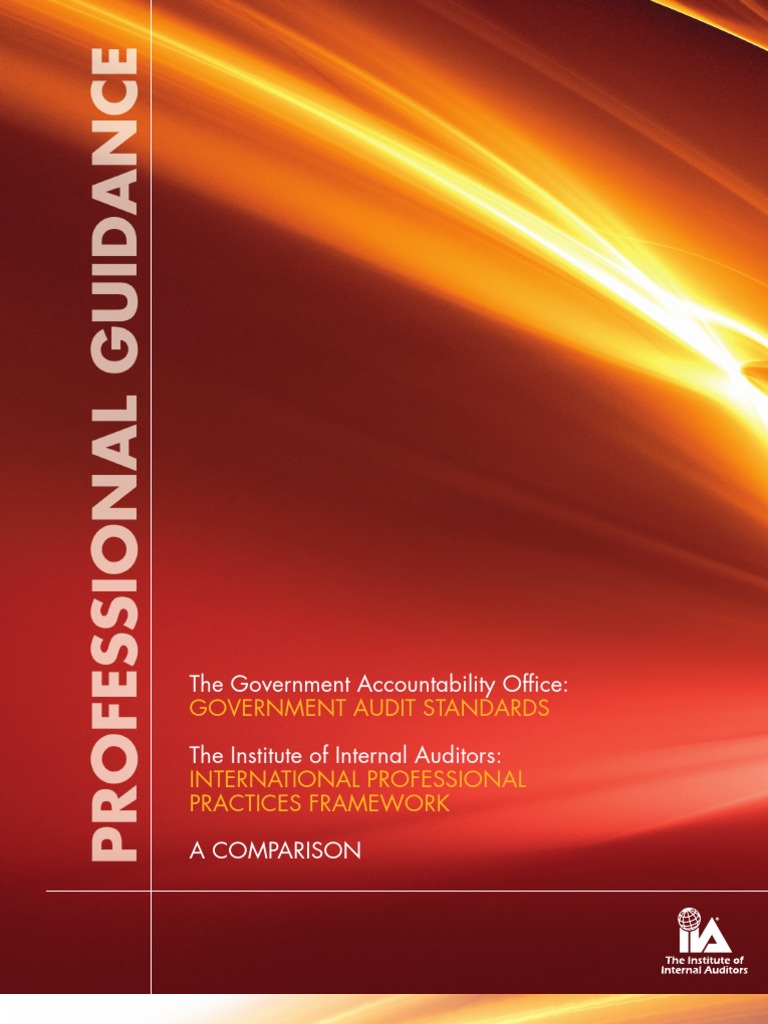 Internal Audit Standard - Yellow Book vs Red Book FINAL | Government ...
