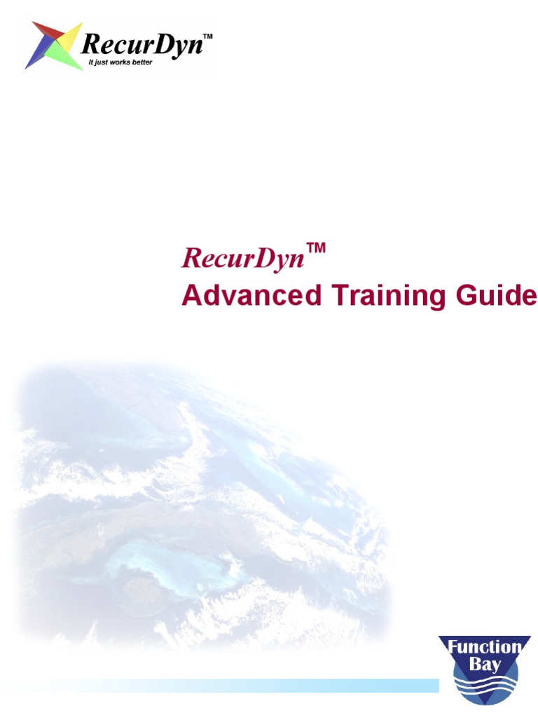 RecurDyn 版本6高级训练手册 | PDF | Trigonometric Functions | Equations