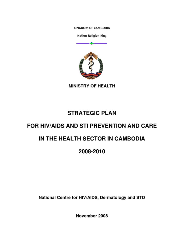 Strategic Plan For HIV AIDs and STI Care 2008-2010 en | PDF | Sexually ...