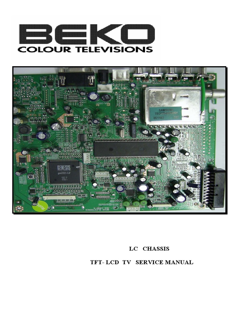 BEKO LCD TV LC Service Manual | PDF | Microcontroller | Video