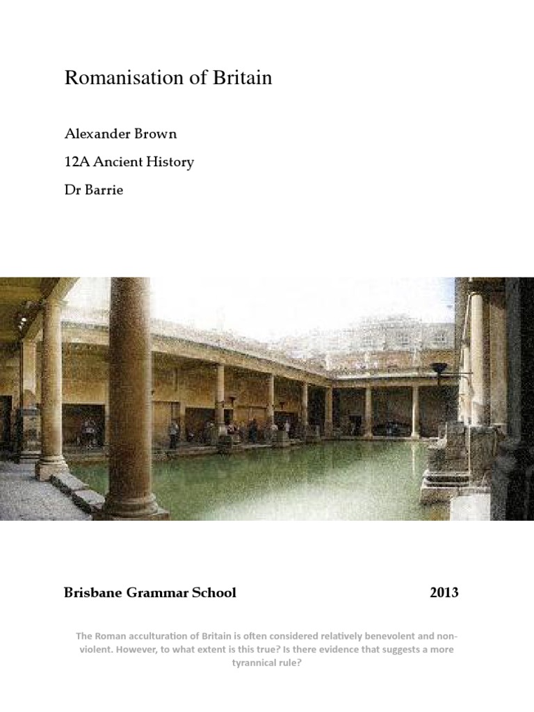 Romanisation of Britain | PDF | Ancient Rome | Julius Caesar