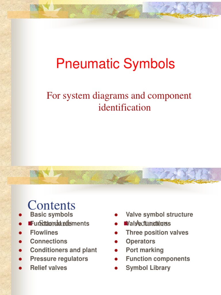 Pneumatics Symbols | PDF | Valve | Actuator