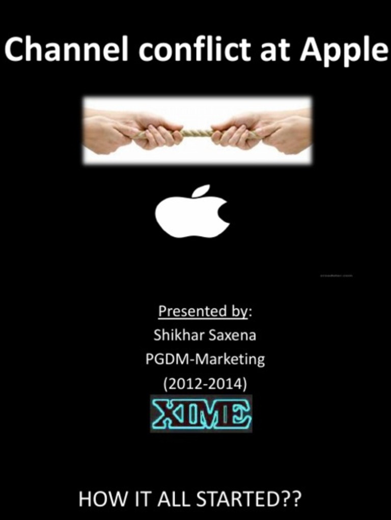Channel Conflict at Apple | PDF | Macintosh | Apple Inc.