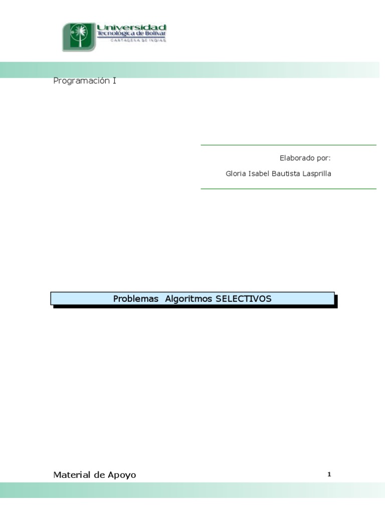 Ejercicios Algoritmos Selectivos | PDF | Algoritmos | Salario