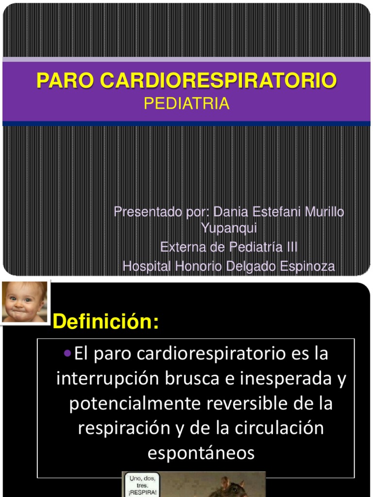 Paro Cardiorespiratorio | Reanimación cardiopulmonar | Medicina CLINICA