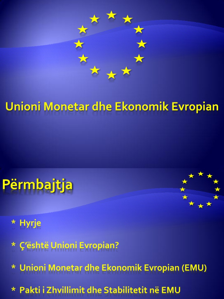 Ekonomia Bankare 11 - Unioni Monetar Evropian | PDF