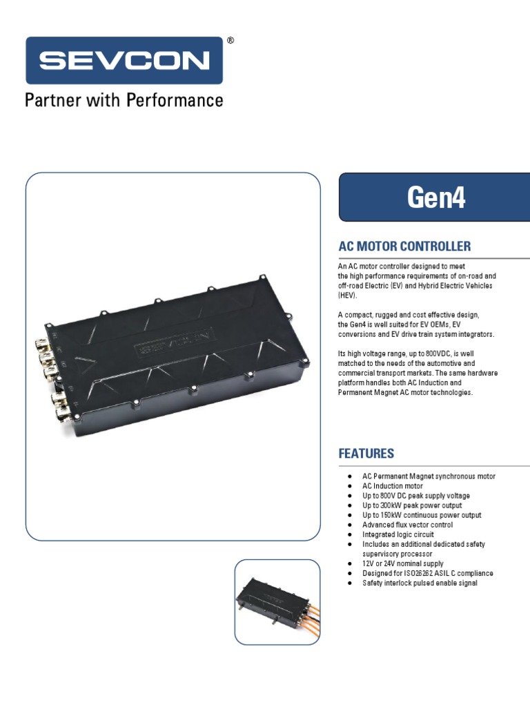 Gen4 Size 10 Web | PDF | Electric Vehicle | Power Supply