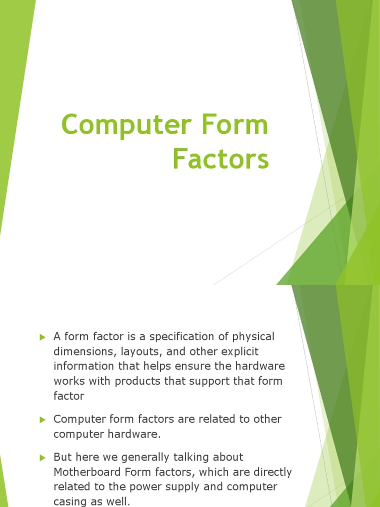 Computer Form Factors (Motherboard) | PDF