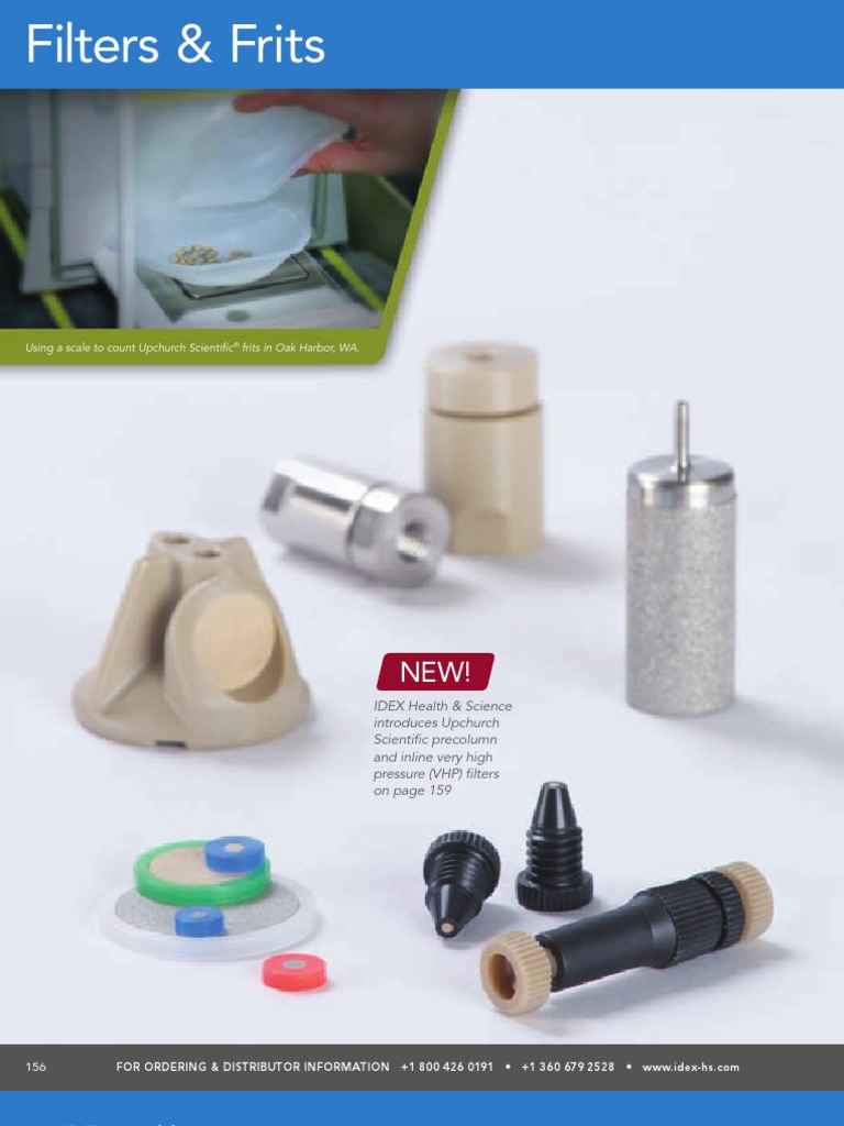 Filters Frits | PDF | High Performance Liquid Chromatography | Pipe ...