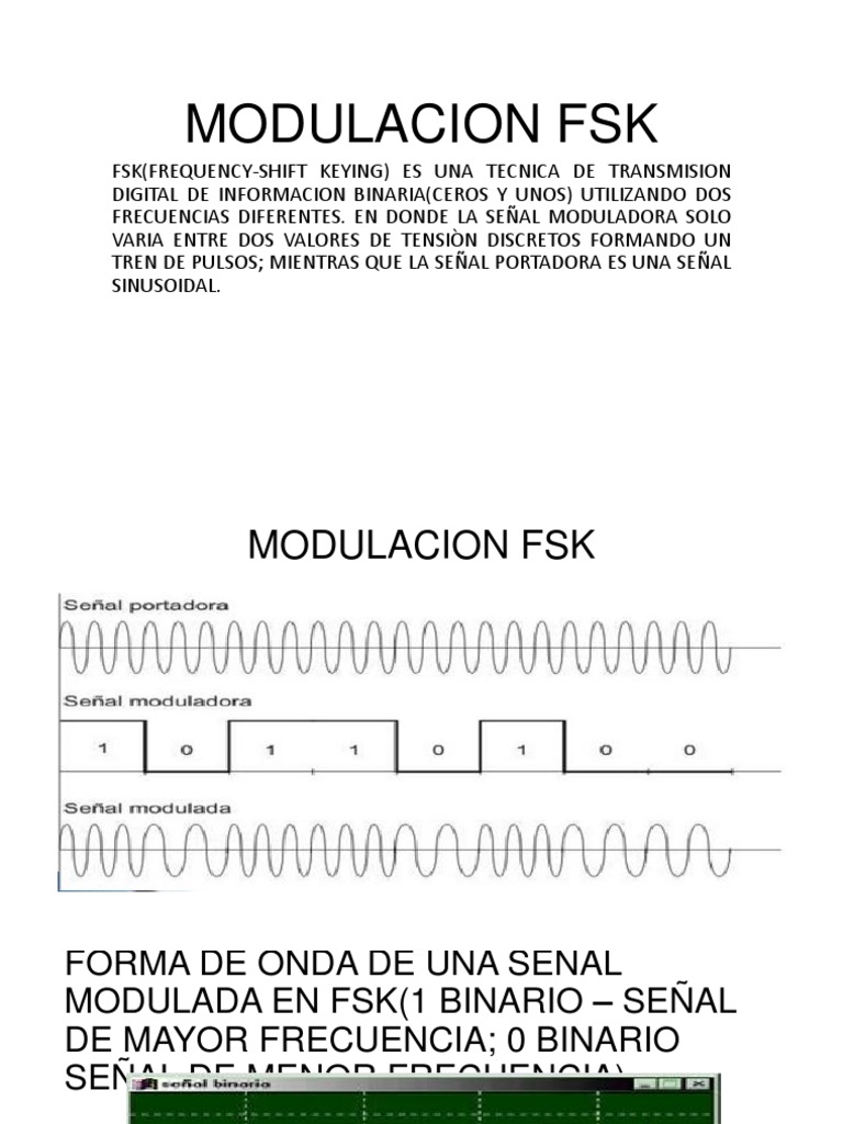 Modulacion FSK | PDF | Muestreo (procesamiento de señal) | Ingenieria ...