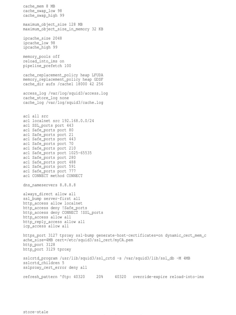 Squid - Conf Squid 3 Head | PDF