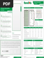 Renesola 300-310w US Data Sheet | PDF | Solar Panel | Electromagnetism