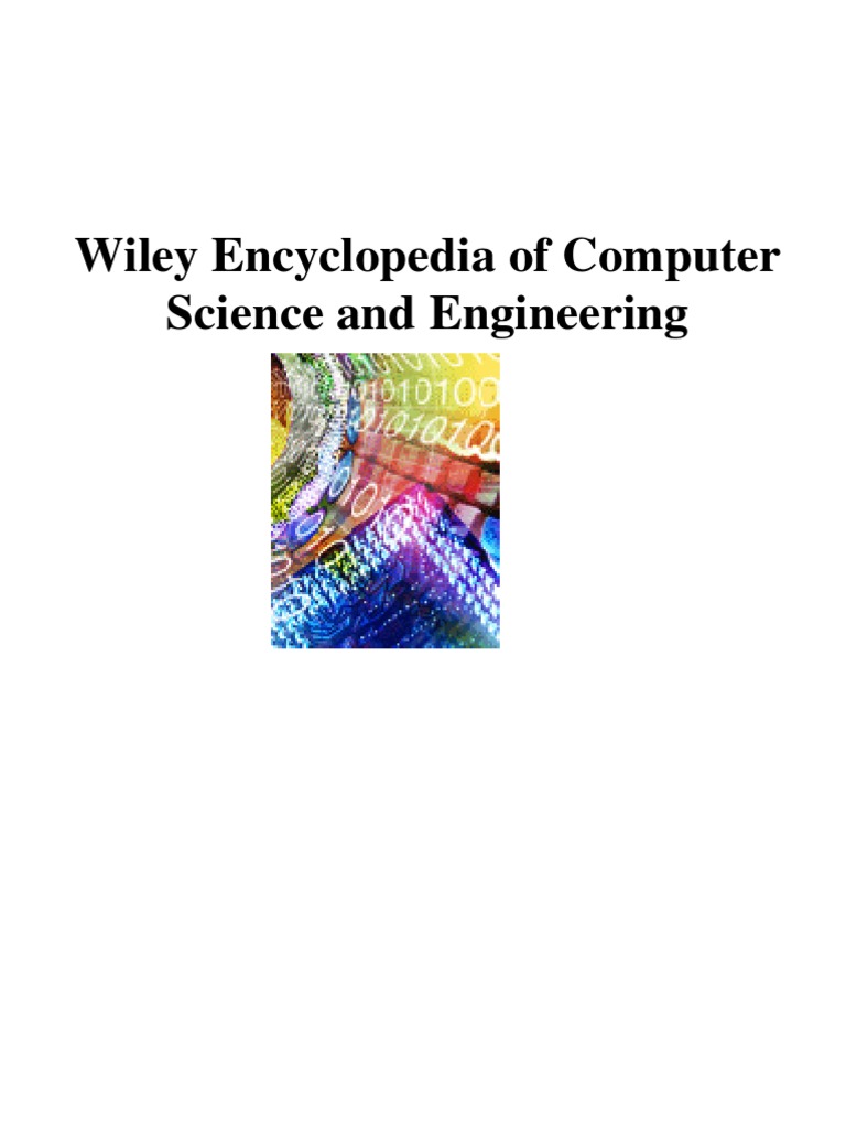 Encyclopedia of Computer Science and Engineering | PDF