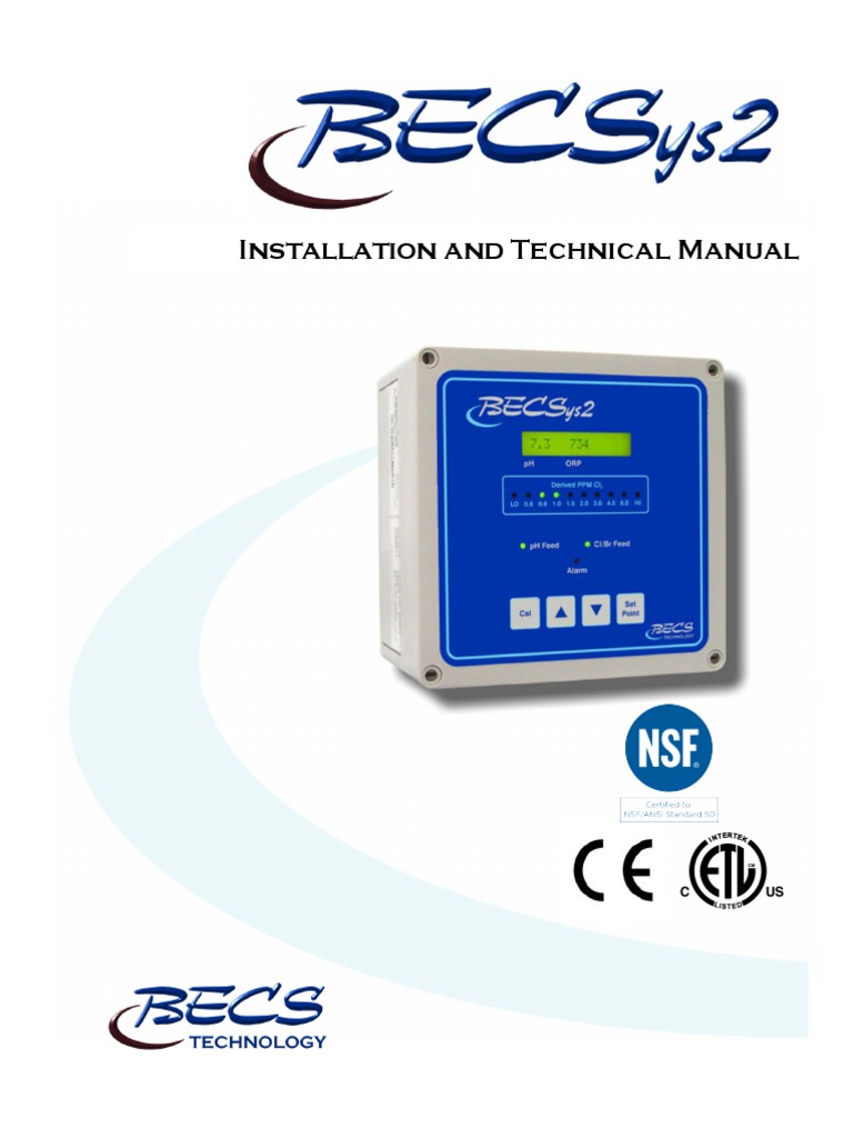 BECSys 2 Tech Manual | Relay | Switch