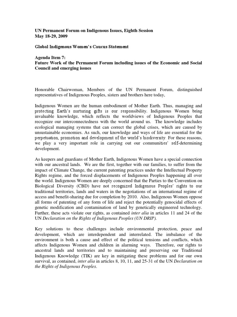 The Rights of Indigenous Peoples | PDF | Indigenous Peoples | Human Rights