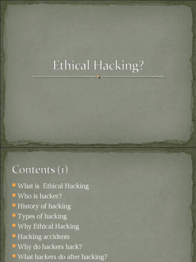 Ethical Hacking From Ieee Dtu Students | PDF | Security Hacker | White Hat (Computer Security)