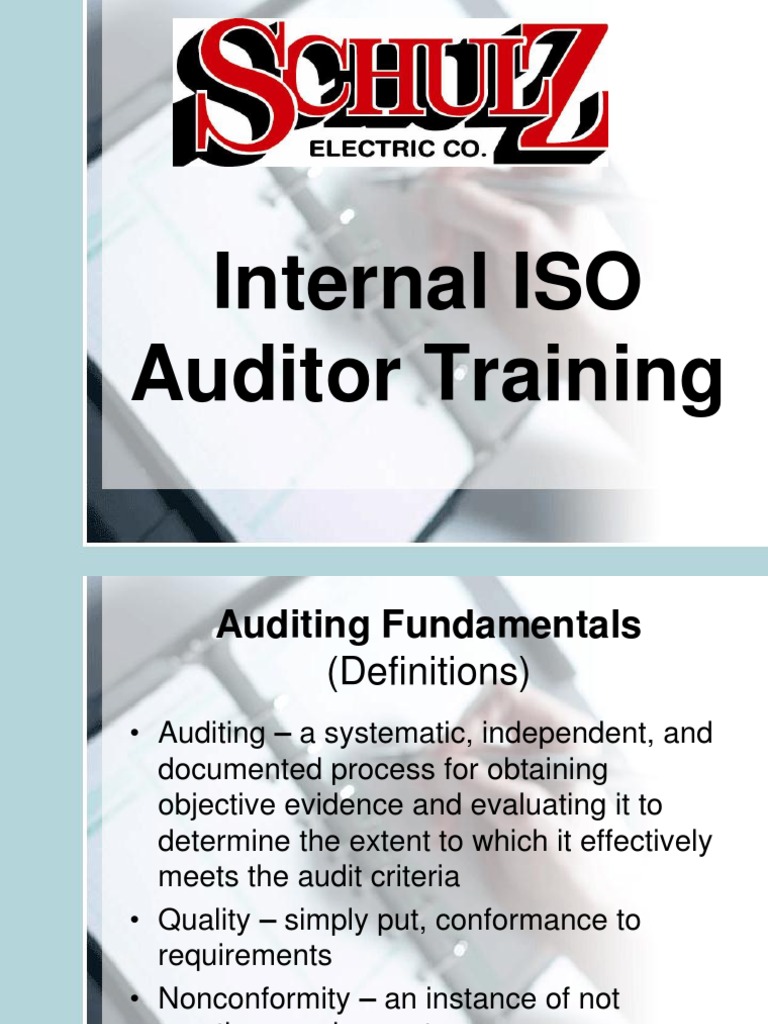 Internal ISO Auditor Training | PDF | Auditor's Report | Audit
