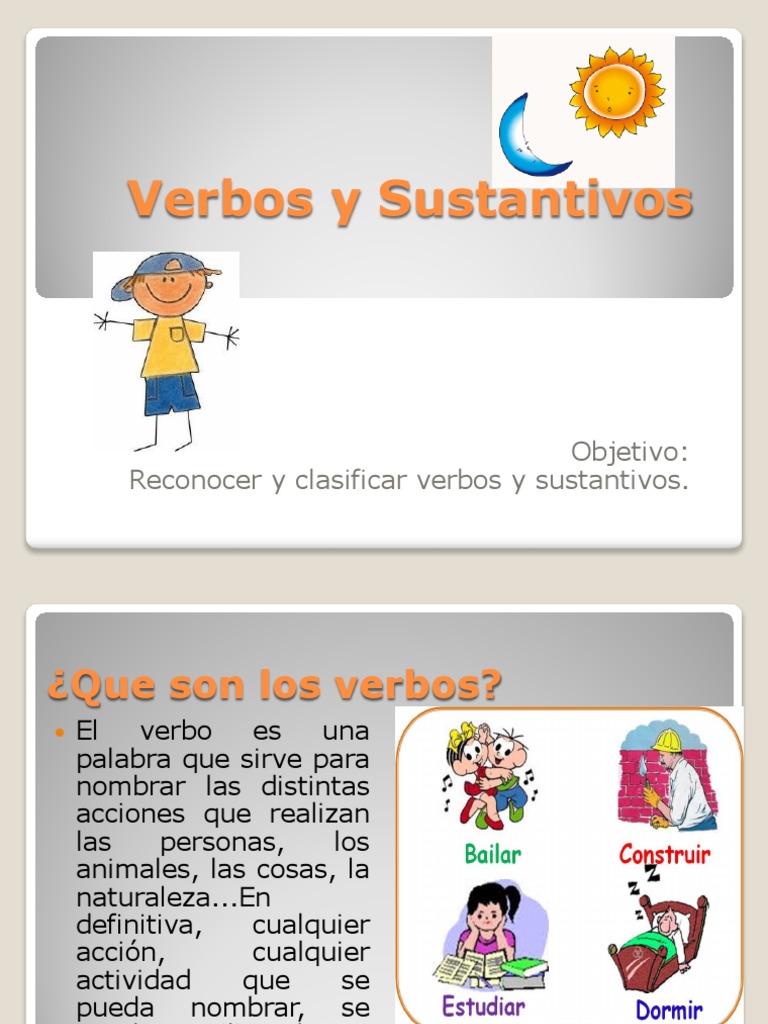 Sustantivos y Verbos | Descargar gratis PDF | Sustantivo | Sintaxis