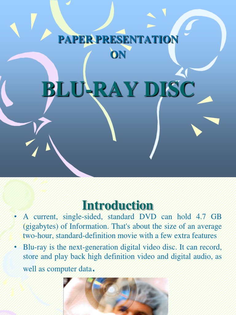 Blu-Ray Disc | PDF | Blu Ray | Dvd