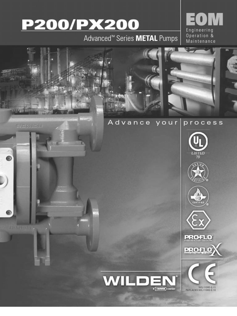 P200 PX200 Adv MTL Eom 11 | PDF | Pump | Valve