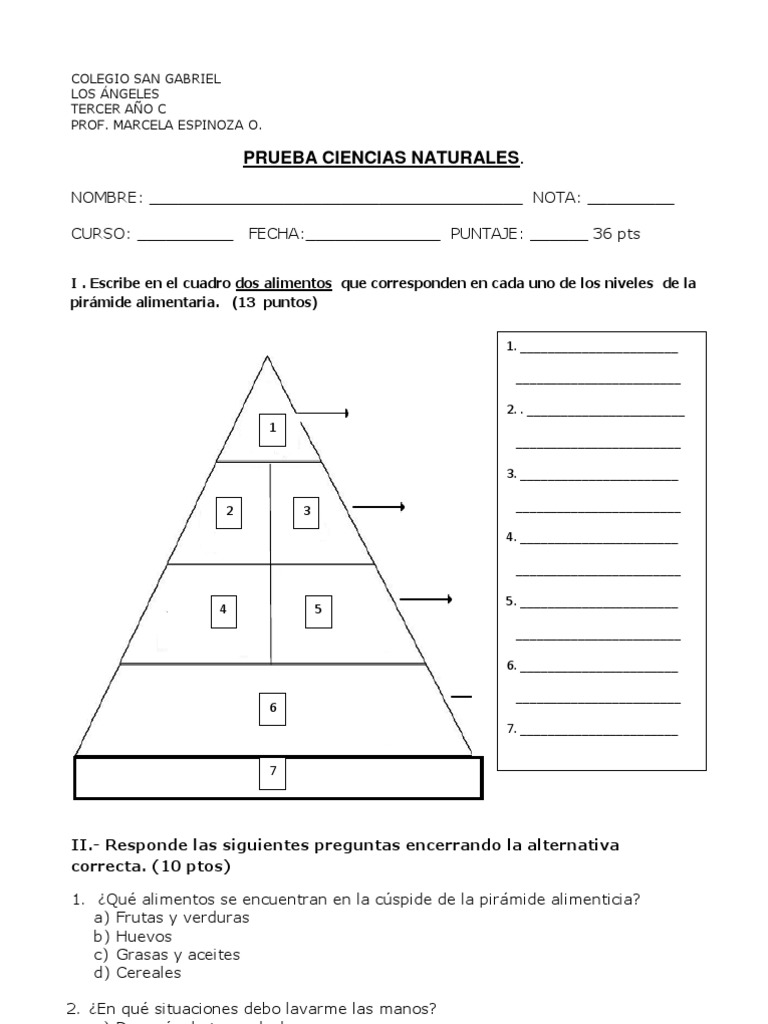 Evaluación de Alimentación Saludable | PDF | Dieta | Alimentos